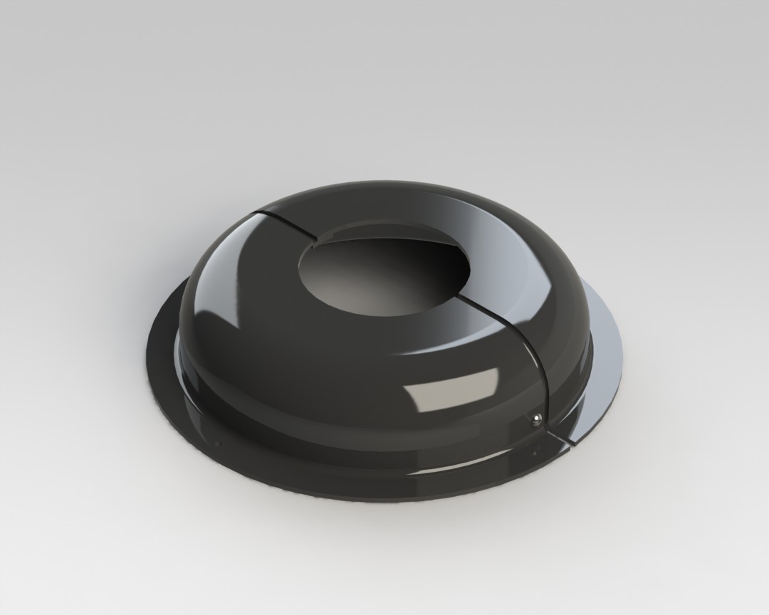 6″Closed Flange Cover - WhiteWater