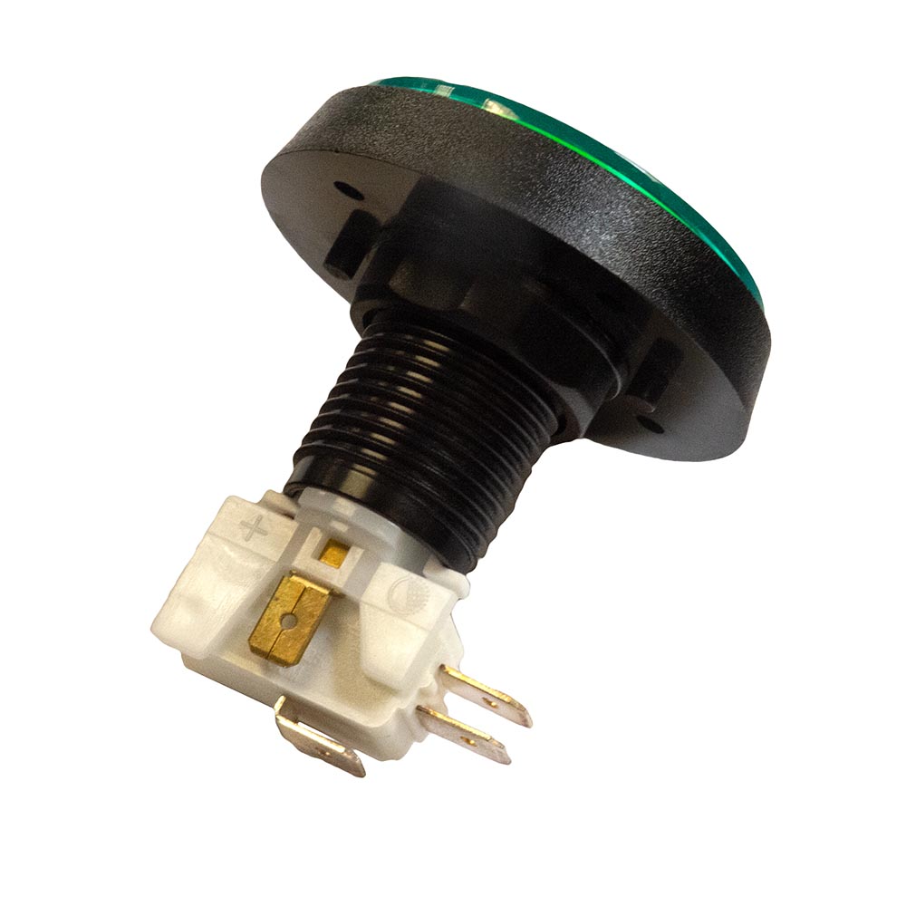 Pushbutton – Large with Switch - WhiteWater